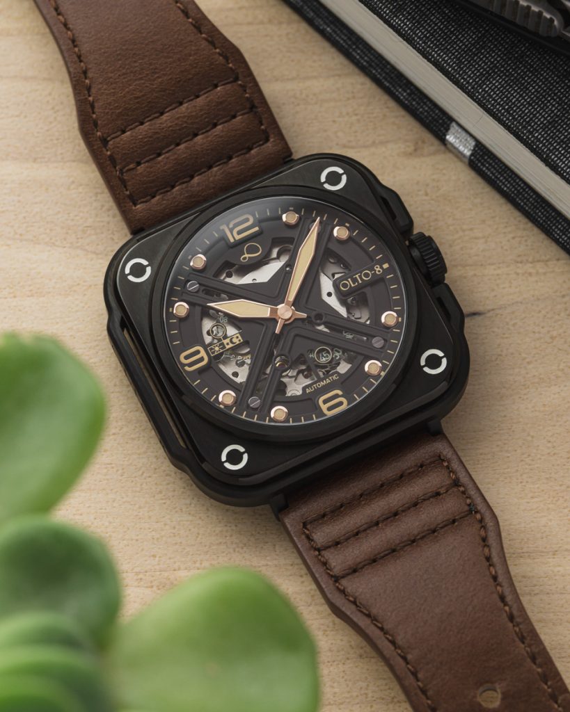 Olto-8 Iron X Review - A Futuristic Skeletonised Field Watch - 12&60