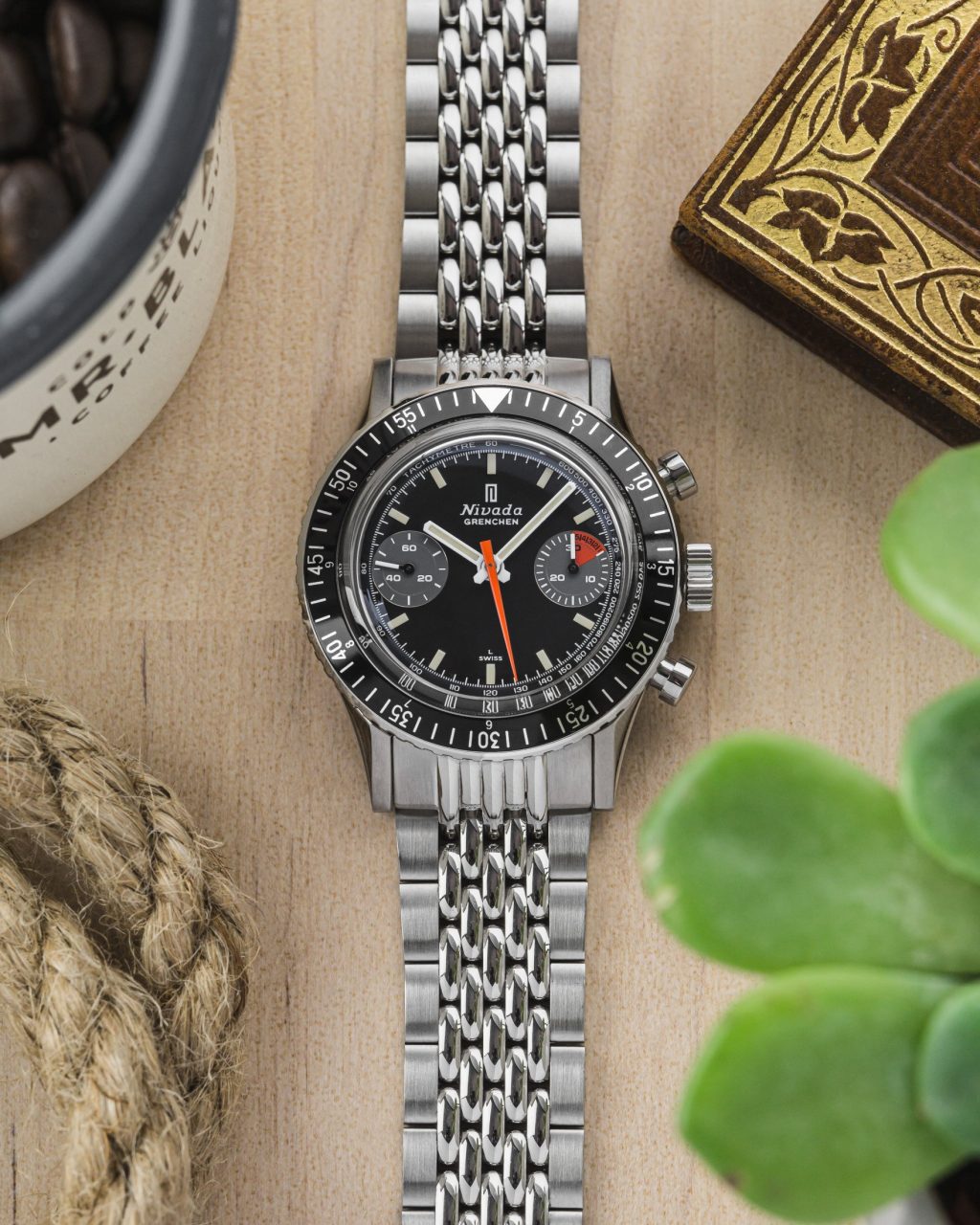 Nivada Grenchen Chronomaster Aviator Sea Diver Review - 12&60